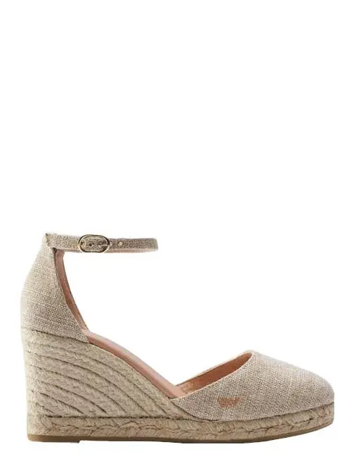 VISCATA Estartit Canvas Espadrille Wedges - Olive