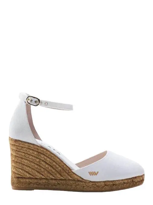VISCATA Giverola Suede Espadrille Sneakers - White