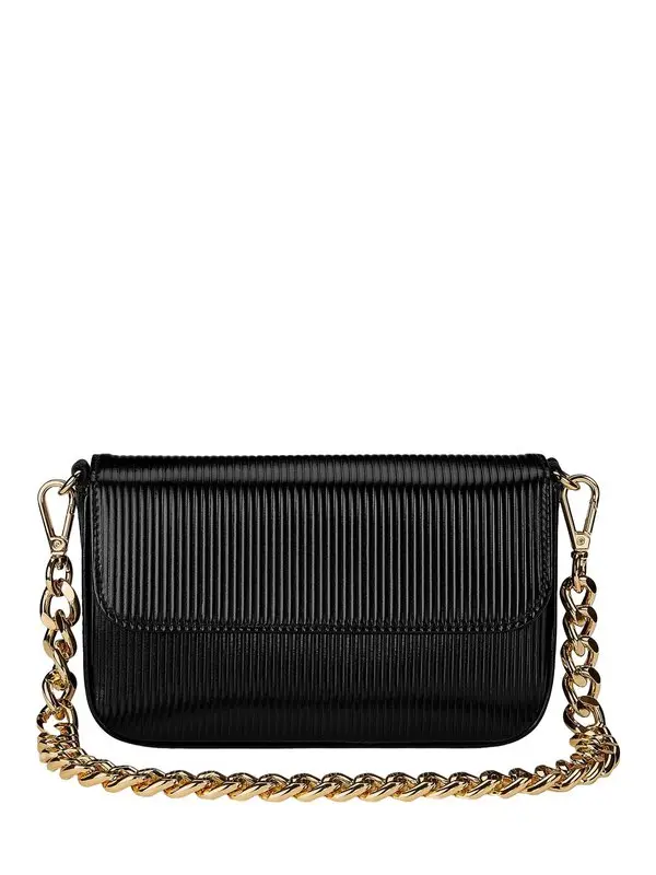 Gigi New York Twiggy Shoulder Bag - Black