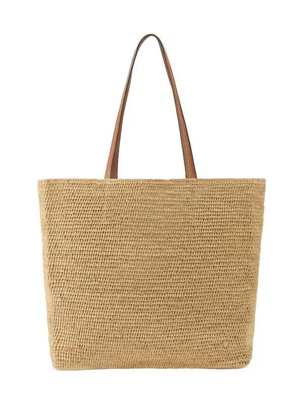 Helen Kaminski Matale Raffia Tote - Natural/cotto