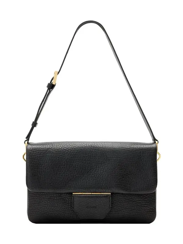 ALLSAINTS Ondine Leather Shoulder Bag - Black