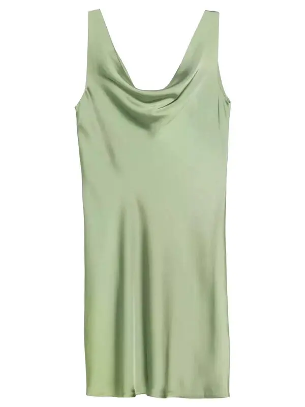 Norma Kamali Maria Mini Dress - Green
