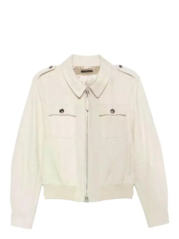 TOM FORD Corduroy Bomber Jacket - Neutrals