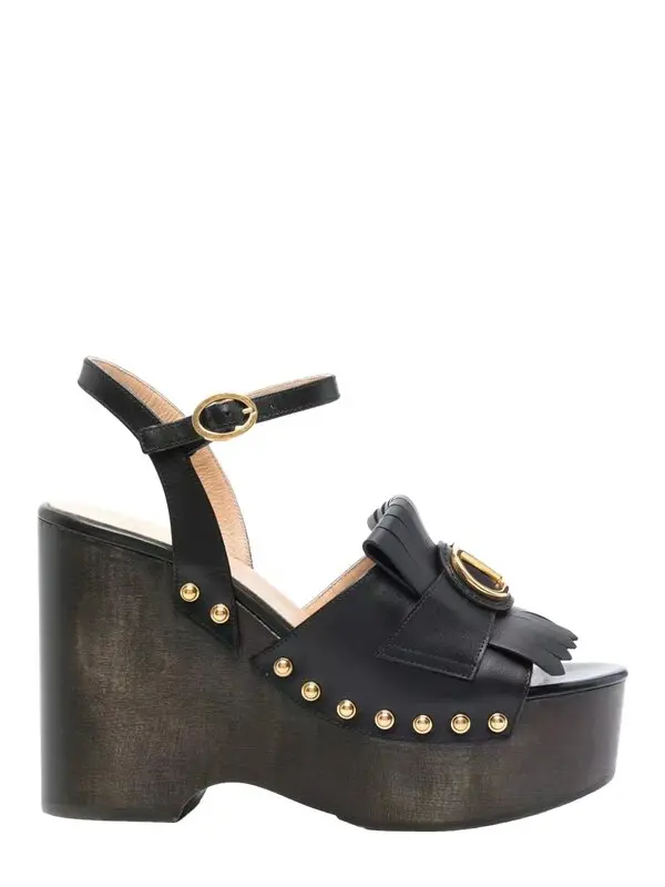 Valentino Garavani 115mm Vlogo Sandals - Black
