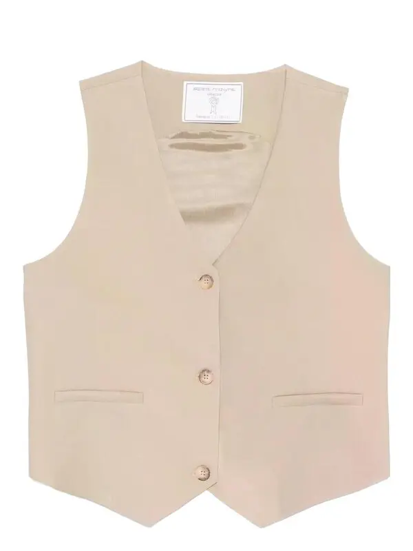 SOCIETE ANONYME Ernest Waistcoat - Neutrals