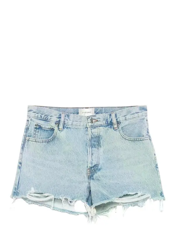 FRAME The Hang Denim Shorts - Blue