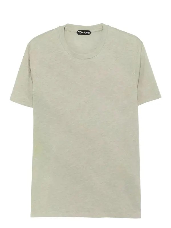 TOM FORD Mélange-effect T-shirt - Green