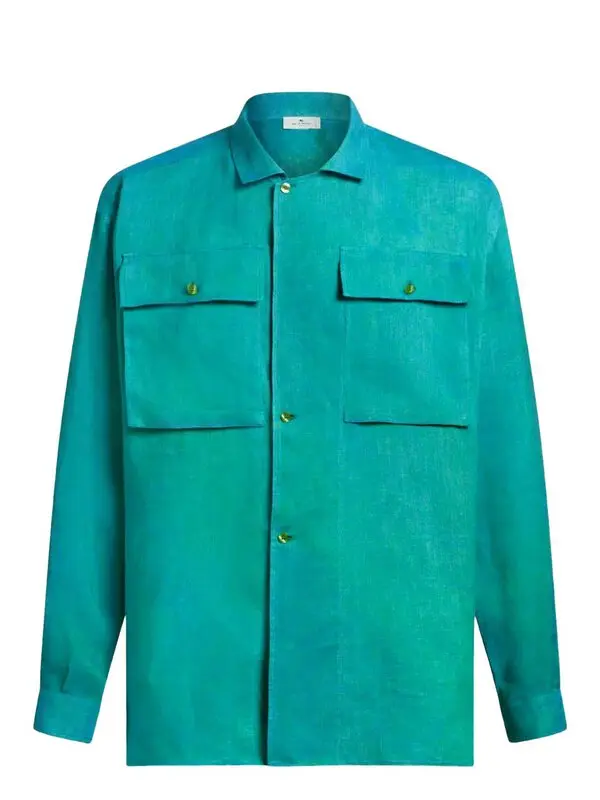 Etro Linen Shirt - Blue