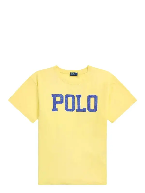 Polo Ralph Lauren Logo Cotton T-shirt - Yellow