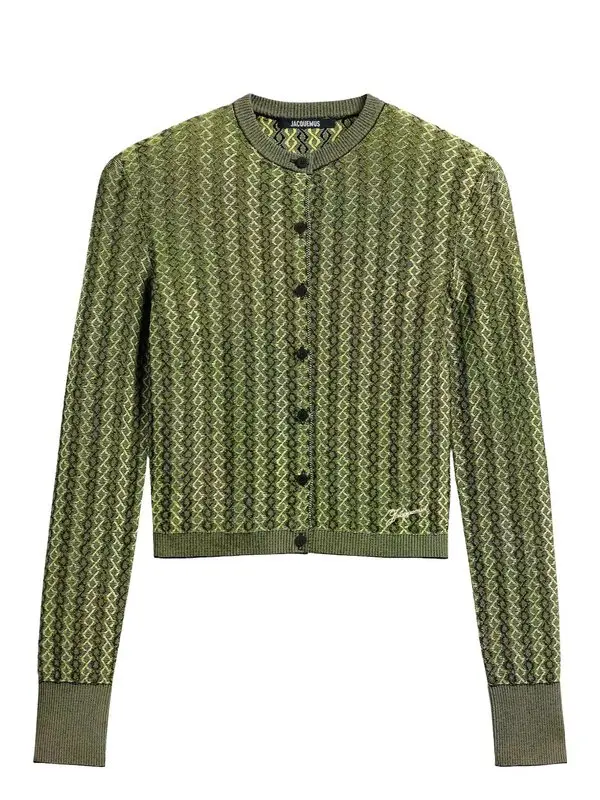 Jacquemus Le Cardigan Marino - Green