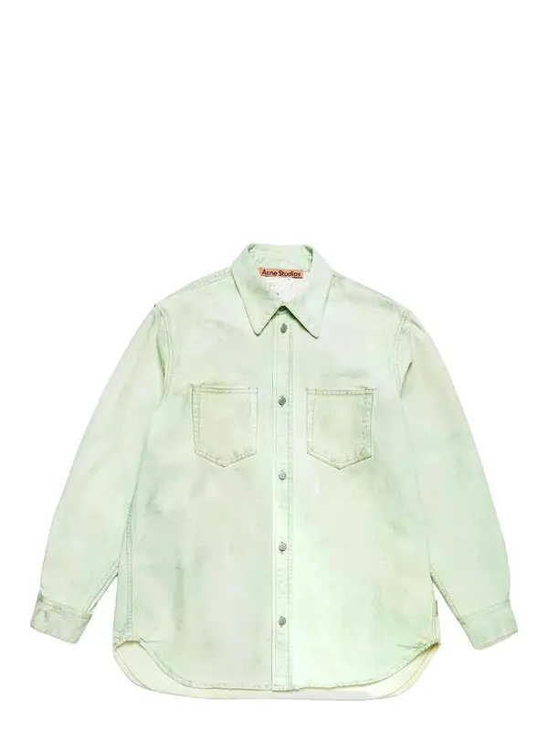 Acne Studios Mint Denim Shirt - Green