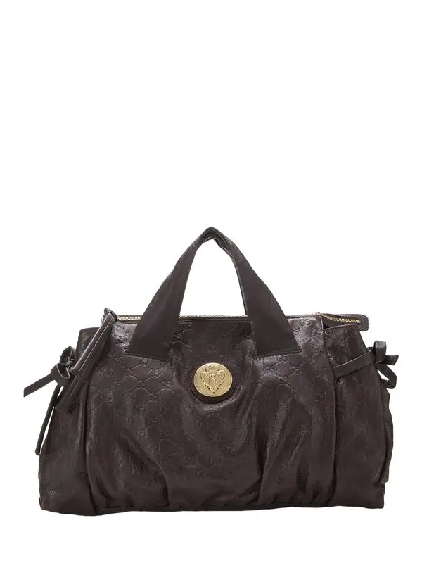 Gucci Guccissima Hysteria Tote - Brown