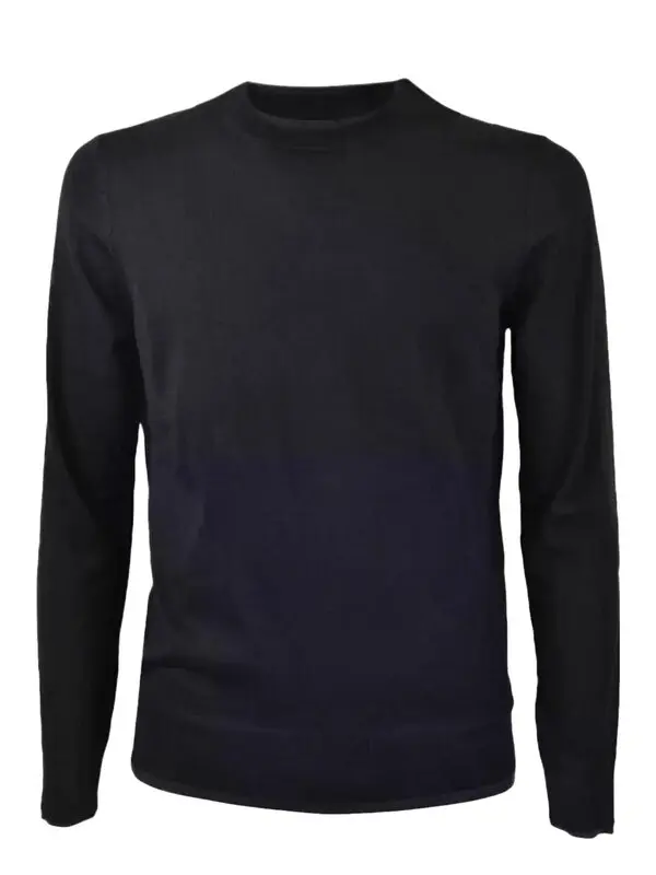 PAOLO PECORA Wool Polo Shirt - Black
