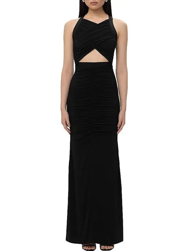 Herve Leger Eden Gown - Black