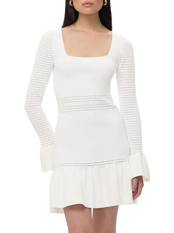 Herve Leger Colette Mini Dress - Alabaster