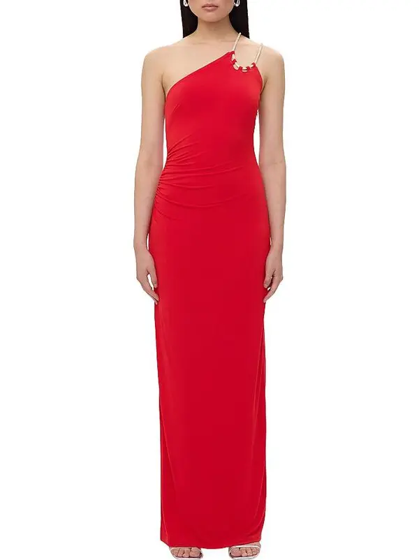 Herve Leger Genevieve Gown - Cardinal