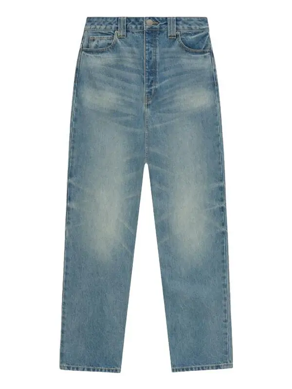 Fear Of God Essentials Straight Leg Denim Jean - Vintage Blue