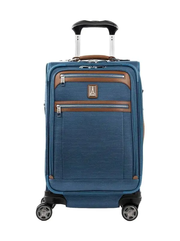 TRAVELPRO Platinum Elite Softside Expandable Carry-on 21-inch Luggage - Coastal Blue