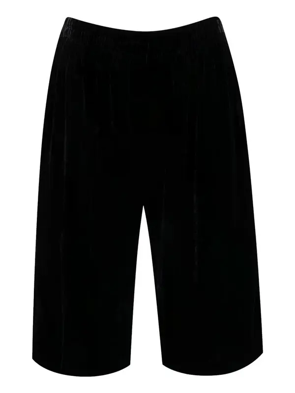 Chloé Velvet Bermuda Shorts - Black