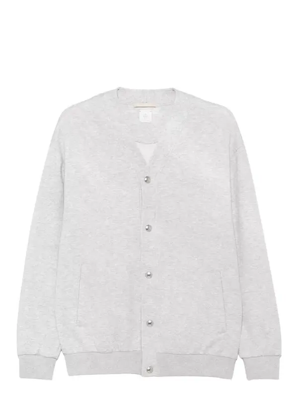 Eleventy Mélange-effect Cardigan - Grey