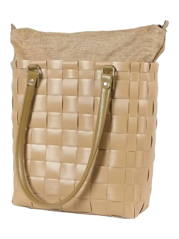 HANDED BY Soho Recycled Plastic Handbag - Khaki