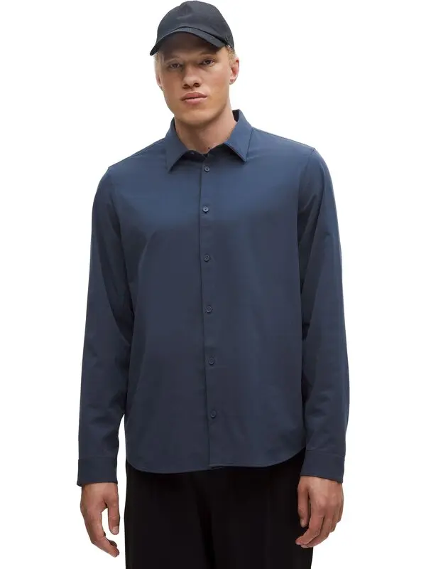 Lululemon New Venture Long-sleeve Shirt - Club Blue
