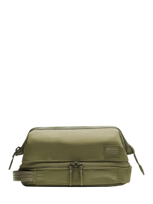Lululemon Dual-compartment Toiletry Bag - Bay Leaf