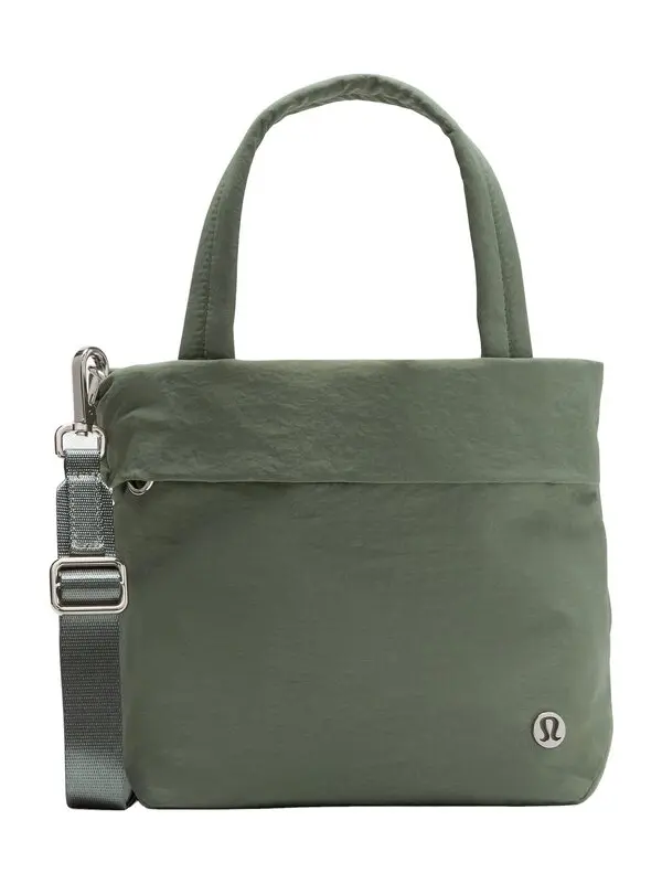 Lululemon On My Level Small Tote Bag - Willow Leaf/silver
