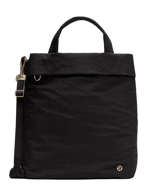 Lululemon On My Level Tote Bag 20l - Black/gold