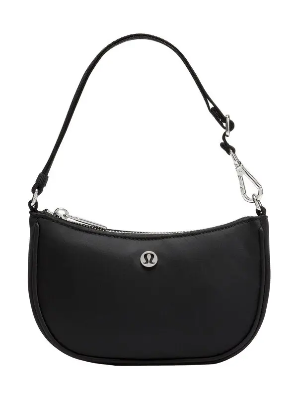 Lululemon City Essentials Mini Shoulder Bag - Black/silver