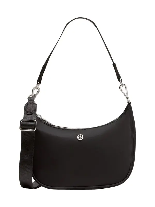 Lululemon City Essentials Small Shoulder Bag 3l - Black/silver