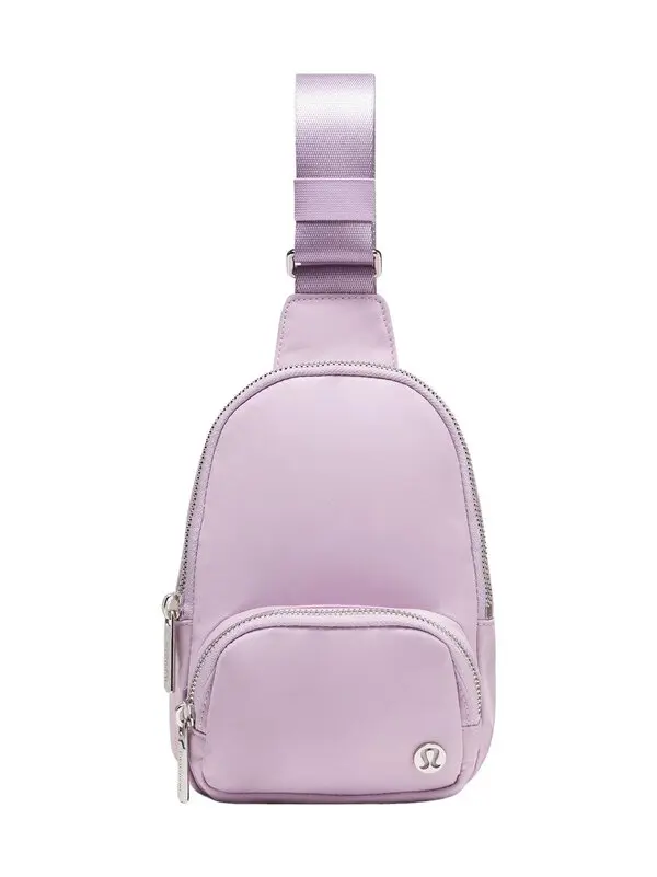 Lululemon Everywhere Sling Bag Small 2l - Lilac Play/silver