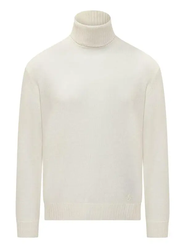 JIL SANDER Long-sleeved Wool Sweater - White