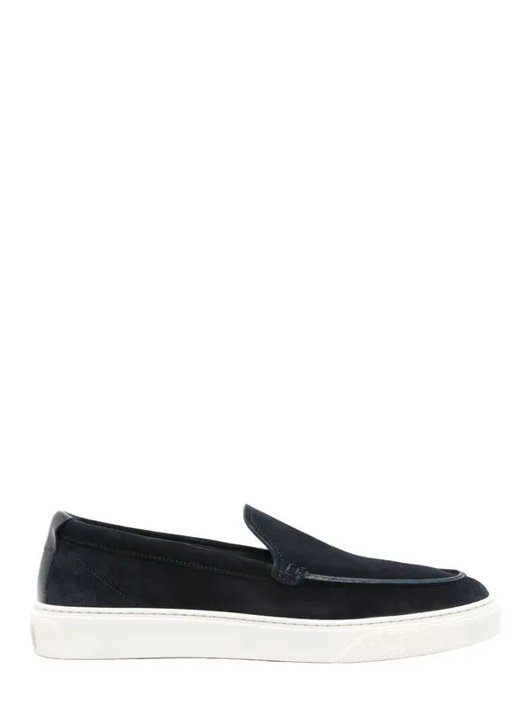 Woolrich Calf Suede Loafer - Blue