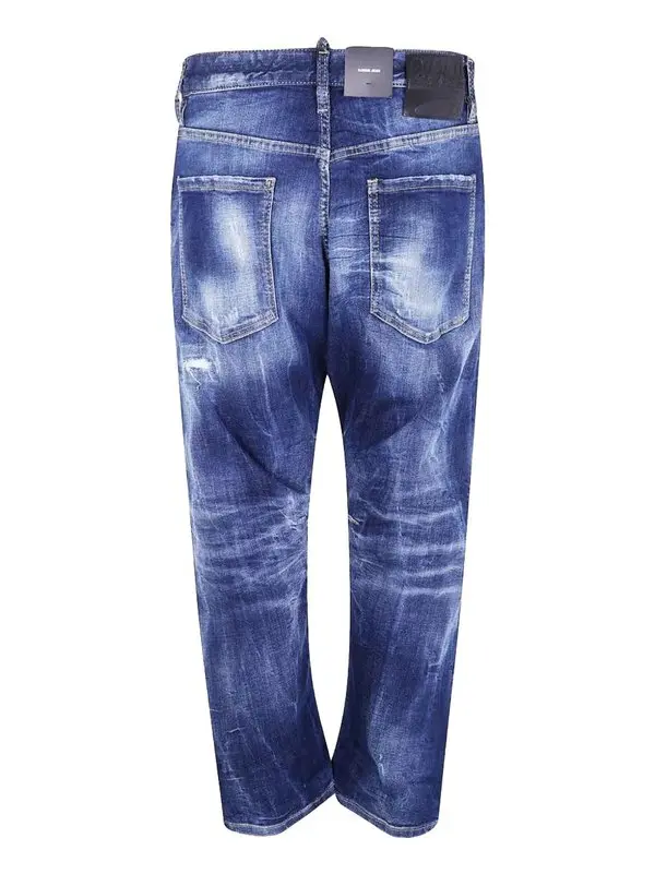 Dsquared2 Five-pocket Style Pants - Navy Blue