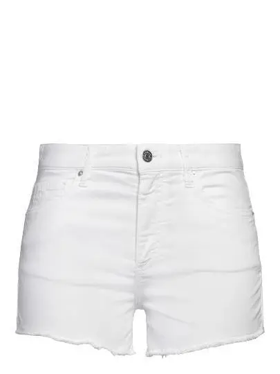 Armani Exchange Solid Color Shorts - White