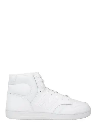 NEW BALANCE Leather High-top Sneakers - White