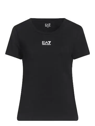 EA7 Cotton-blend Jersey T-shirt - Black