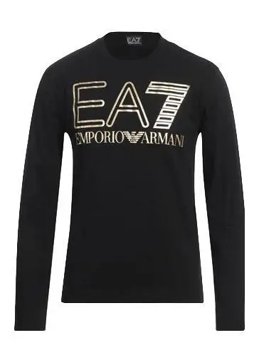 EA7 T-shirt Size Cotton - Black