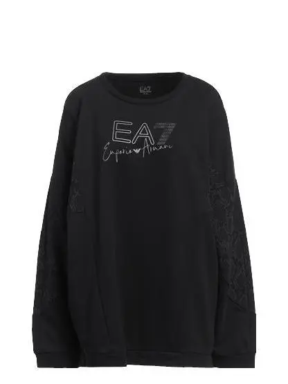 EA7 French Terry Sweatshirt - Black