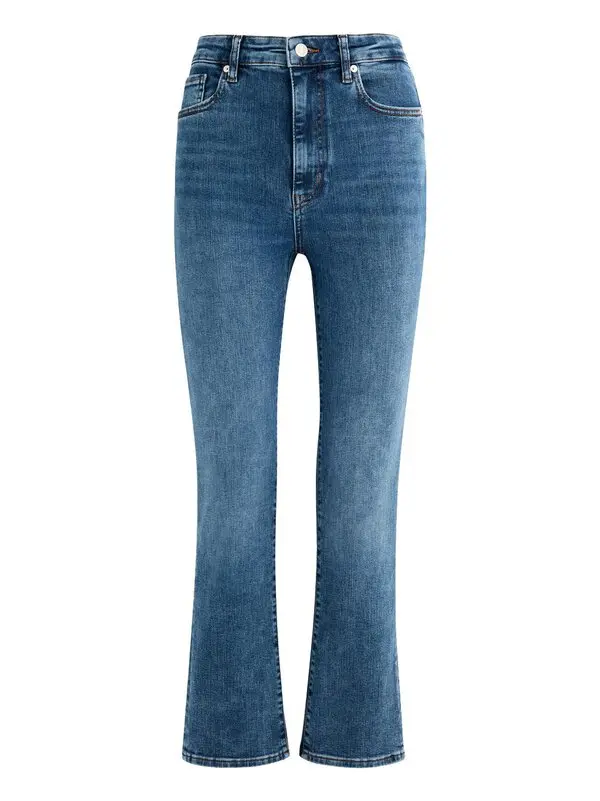 FRAME The Pencil Crop Skinny Jeans - Dark Blue