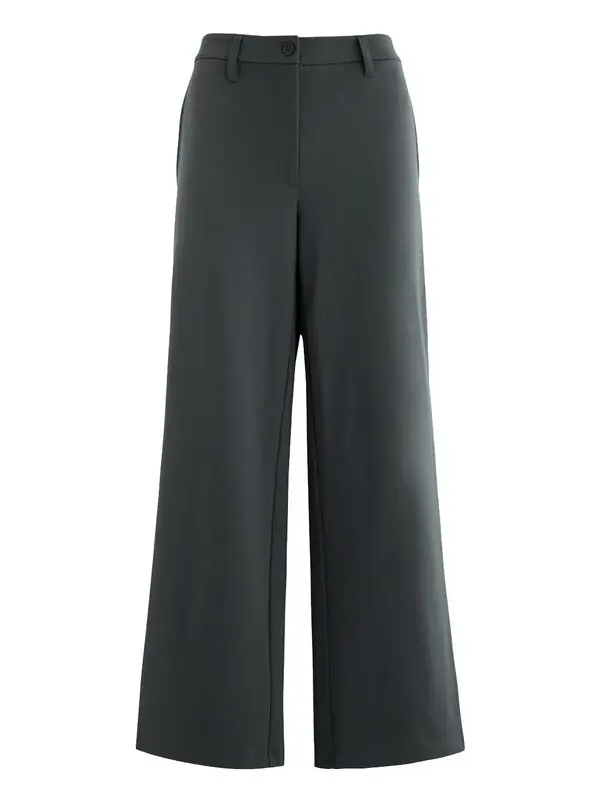 Eileen Fisher Stretch-jersey Trousers - Grey