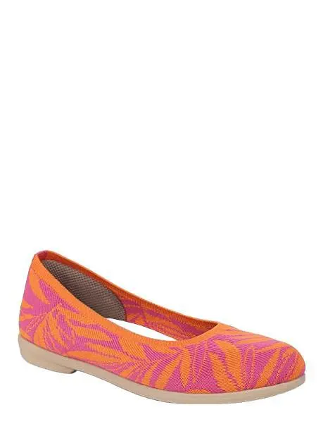 LIFESTRIDE Bzees Kit Ballet Flat - Pink Knit