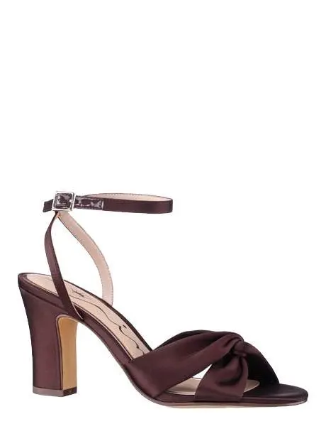Nina Ashley Ankle Strap Sandal - Chocolate