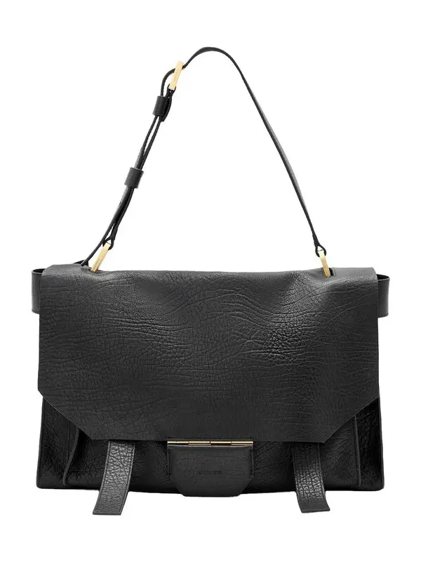 ALLSAINTS Ursa Leather Satchel - Black