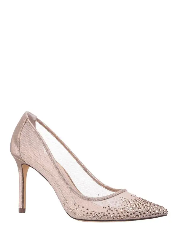 Nina Nalia Pointed Toe Pumps - Taupe