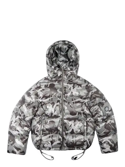 BROKEN PLANET Puffer Jacket - Snow Camo