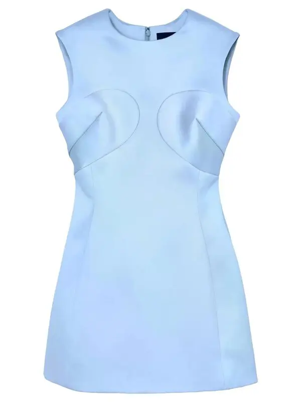 Marc Jacobs Satin-finish Mini Dress - Blue