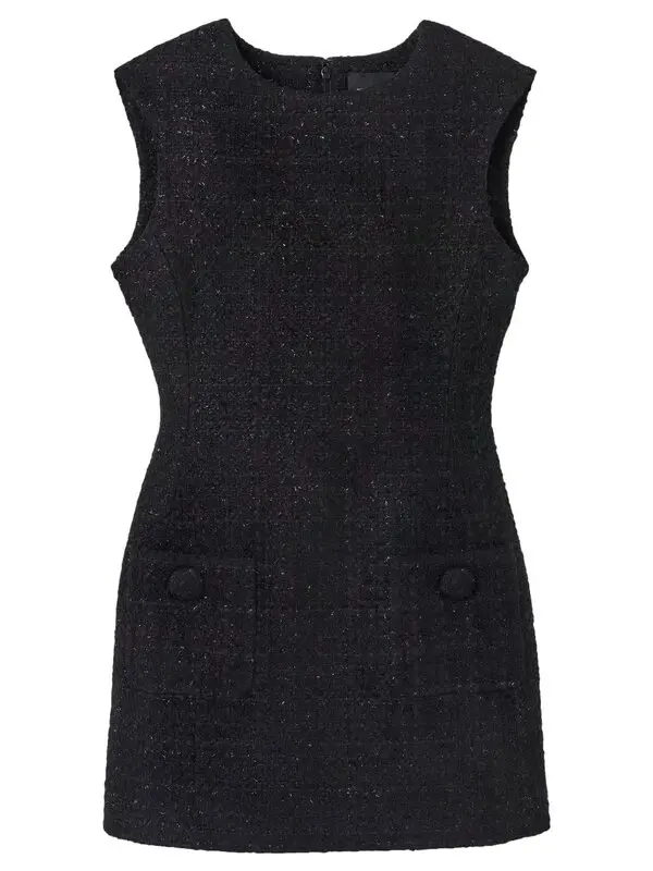 Marc Jacobs Tweed Mini Dress - Black