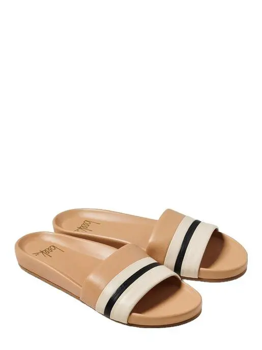 Beek Gallito Leather Slide - Stripe